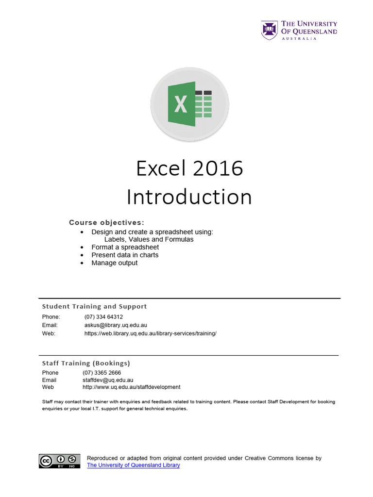 Excel_intro | PDF | Microsoft Excel | Spreadsheet