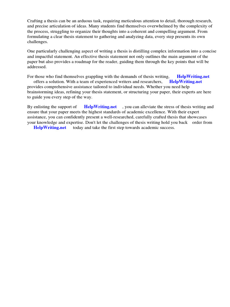 Infographic Thesis Statement | PDF | Thesis | Essays