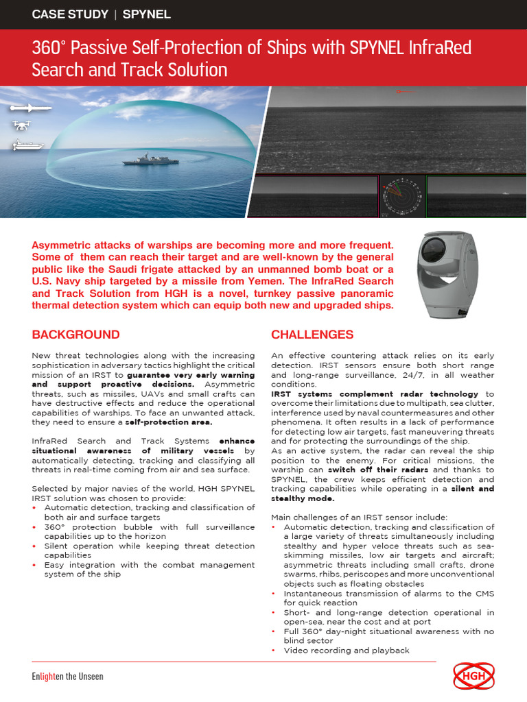 HGH CaseStudy SP IRSTShipSelfprotection | PDF | Radar | Military Technology