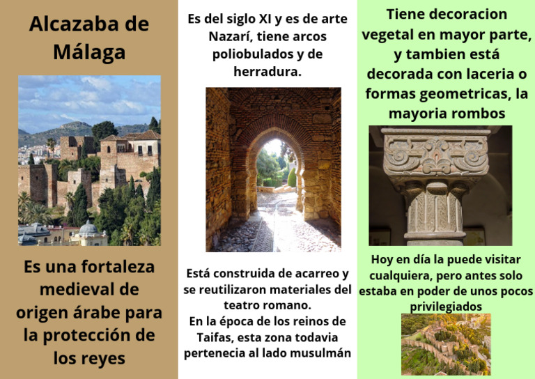 Alcazaba de Málaga: Fortaleza Nazarí del Siglo XI | PDF
