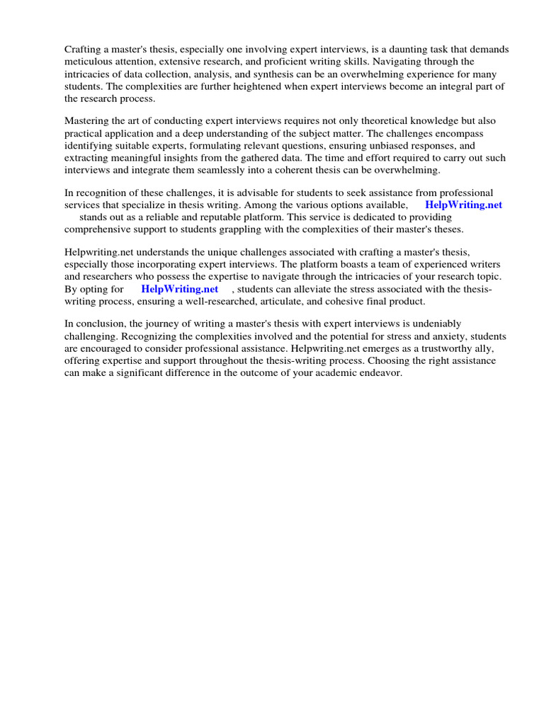 Master Thesis Mit Experteninterview | PDF | Computers | Technology & Engineering
