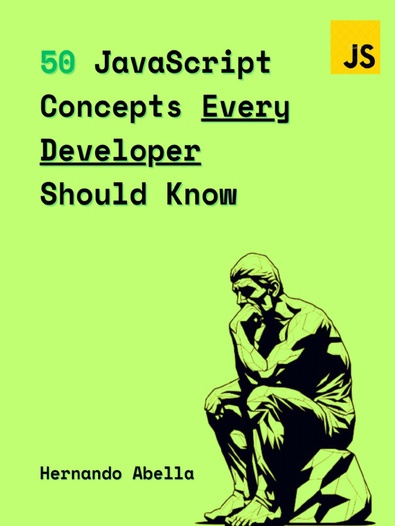 50 Javascript Concepts Every Developer Should Know By Hernando Abella Pdf