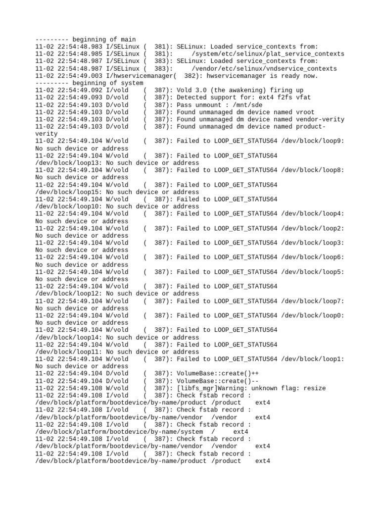 Logcat Csc Update Log | PDF | Proprietary Software | Device Driver