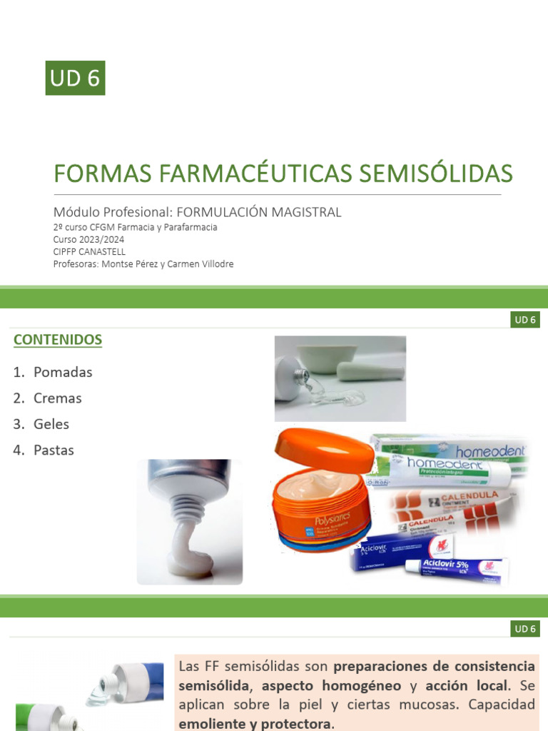 UD6. Presentación | PDF | Química | Química Física