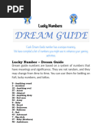 Lucky Numbers from Your Dreams Guide | PDF | Nature