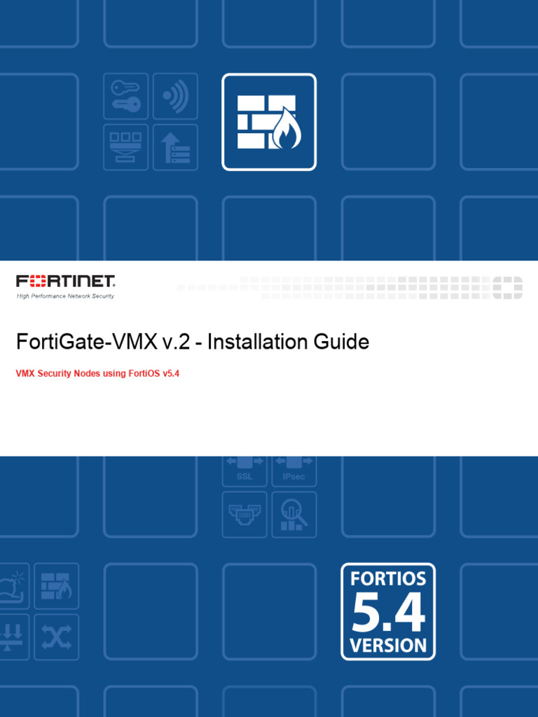 FortiGate-VMX v.2 - Installation Guide | PDF | Computer Network | Computer Networking