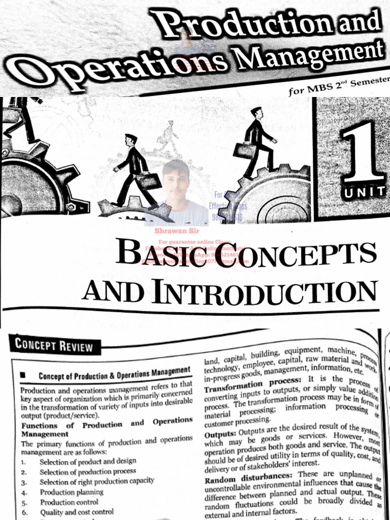 Pom Chapter 1 Theory | PDF