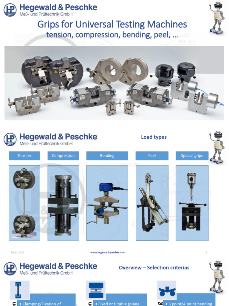 Overview of Tension Grips for Testing | PDF