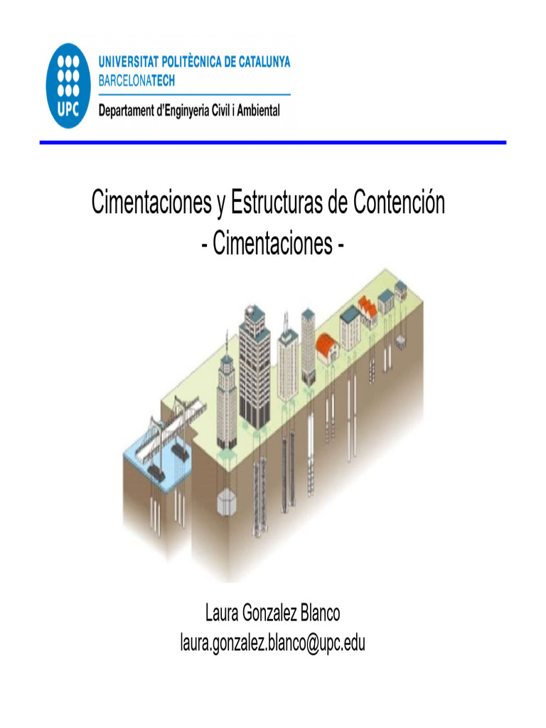 Cimentaciones Profundas | PDF | Fundación (Ingeniería) | Fundación profunda