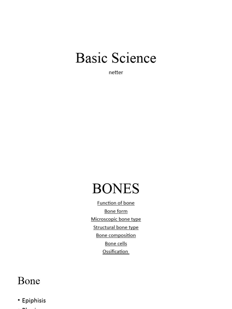 Basic Science | PDF