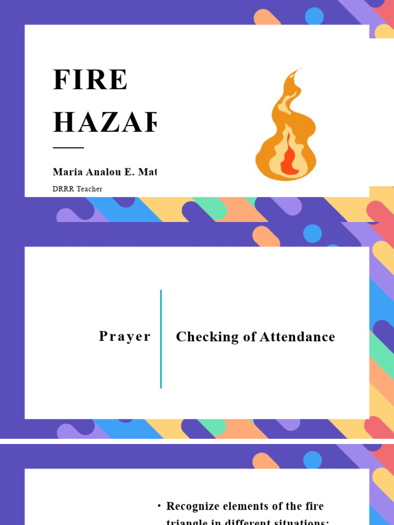Fire Hazard PPT For Co | PDF | Fires | Combustion