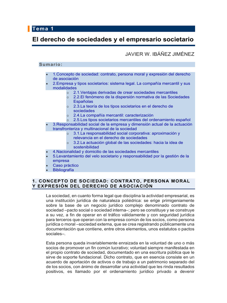 Manual Sociedades | PDF | Sociedad de responsabilidad limitada | Responsabilidad social corporativa