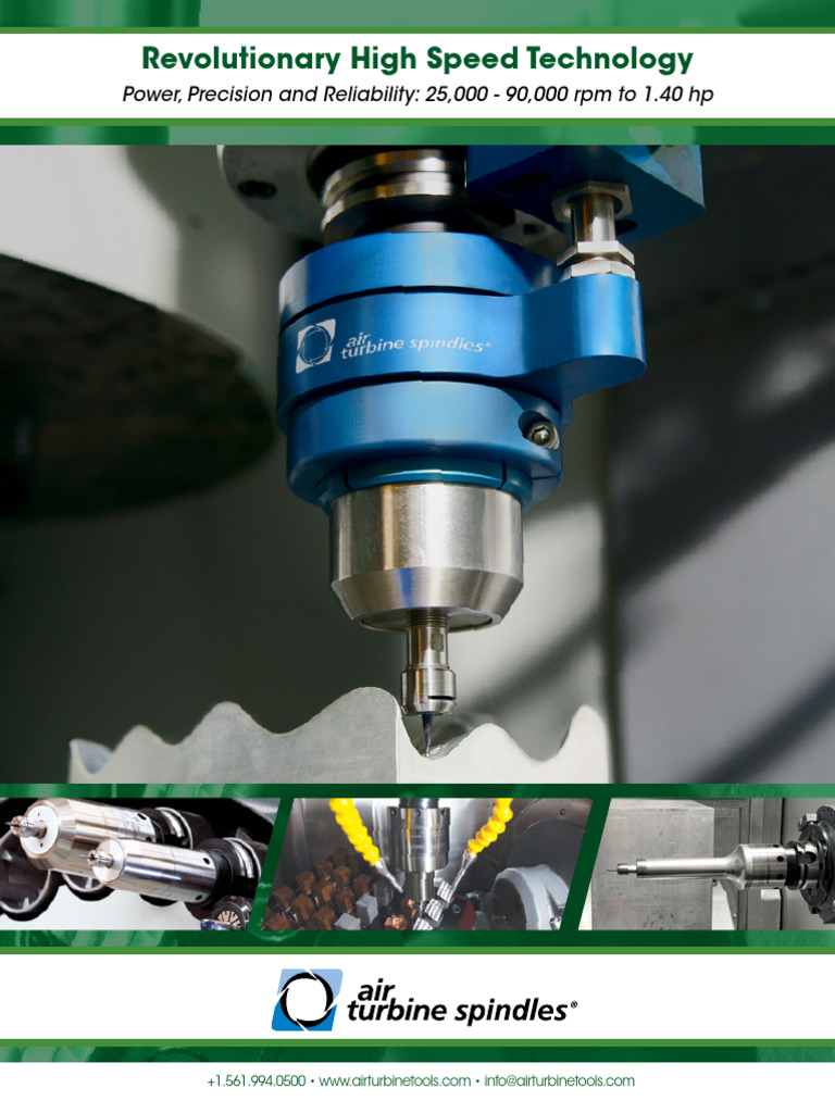 Air Turbine Spindle(미국)_High Speed Spindle | PDF | Secondary Sector Of ...