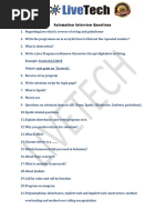 Interview For Java SDET Position | PDF | Software Testing | Selenium ...