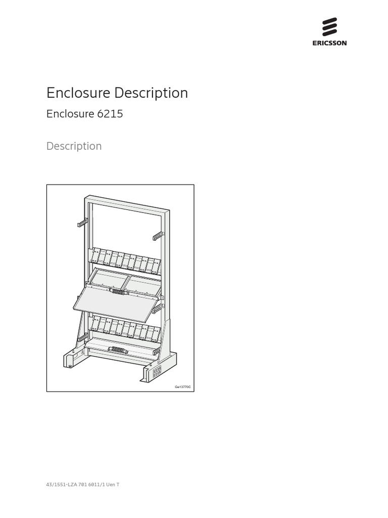 Enclosure 6215 Product Description | PDF | Electricity | Manufactured Goods