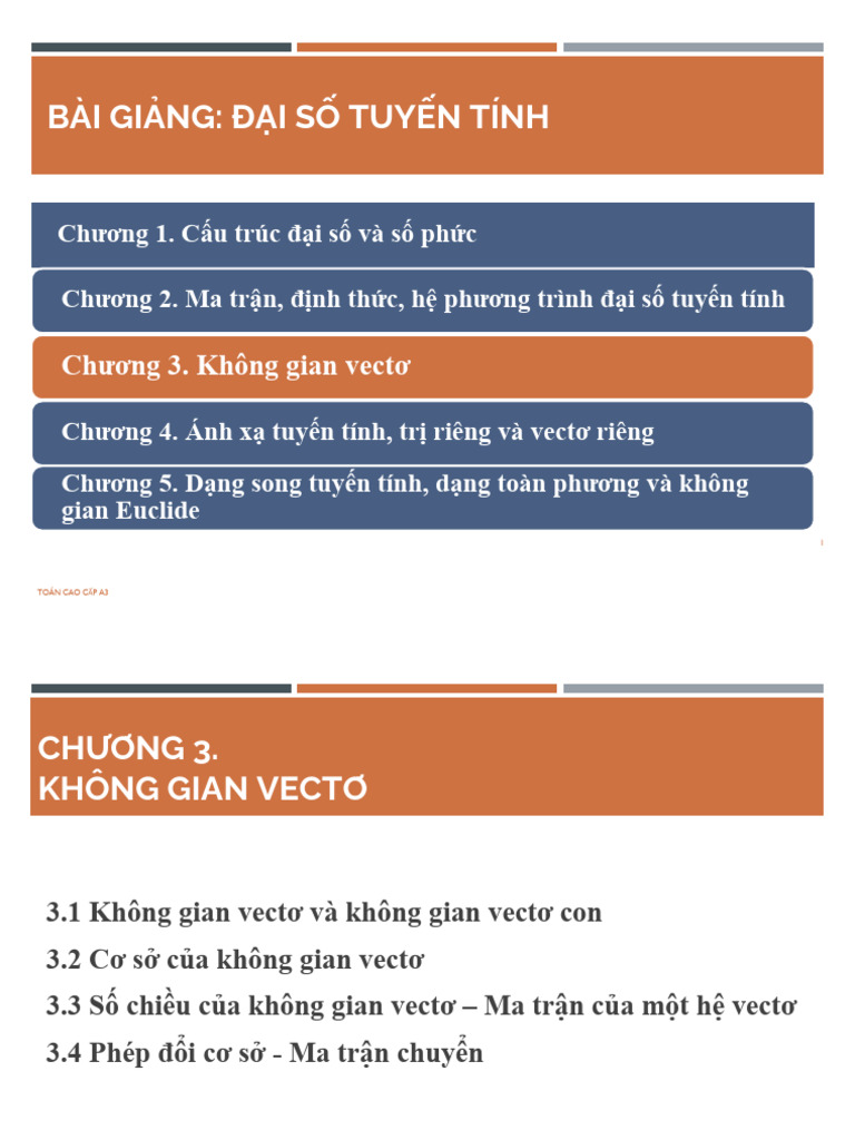 Toan Cao Cap A3 - C3 - P1 | PDF