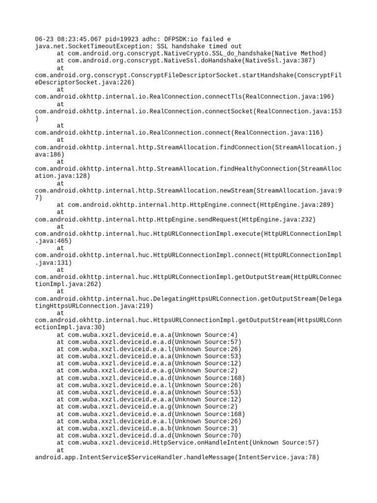 Log06 23 08 23 | PDF | Android (Operating System) | Java (Programming Language)