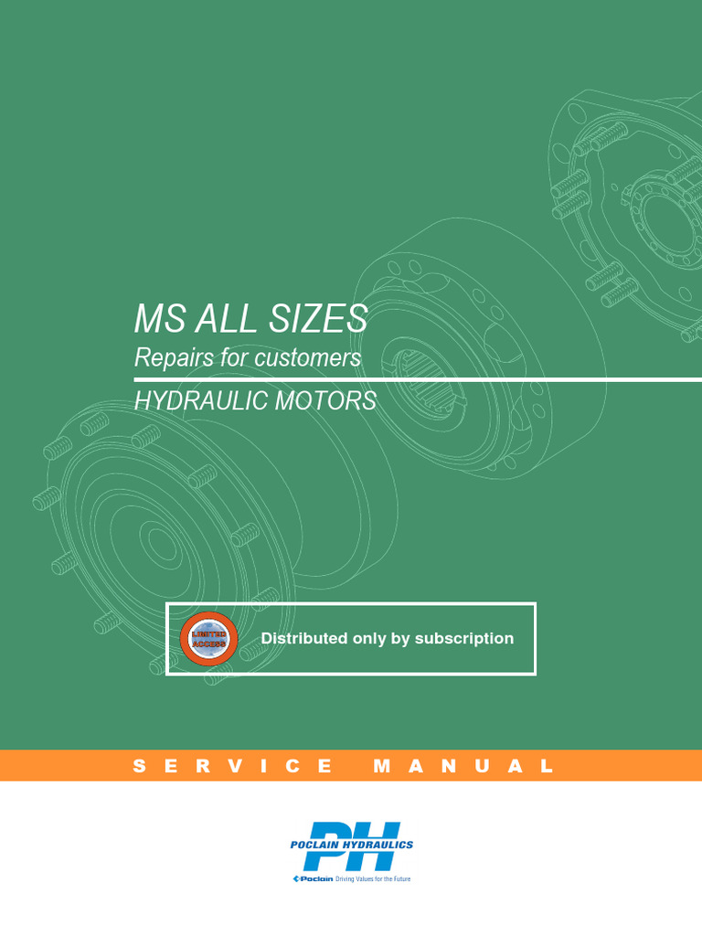 S07-3 Poclain Wheel Motor MS All Sizes | Download Free PDF | Injury ...
