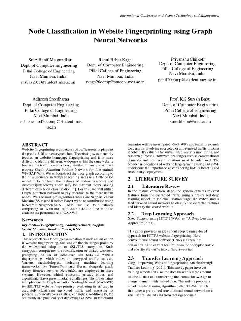 Icatm Paper Final | Download Free PDF | Computer Network | Http Cookie