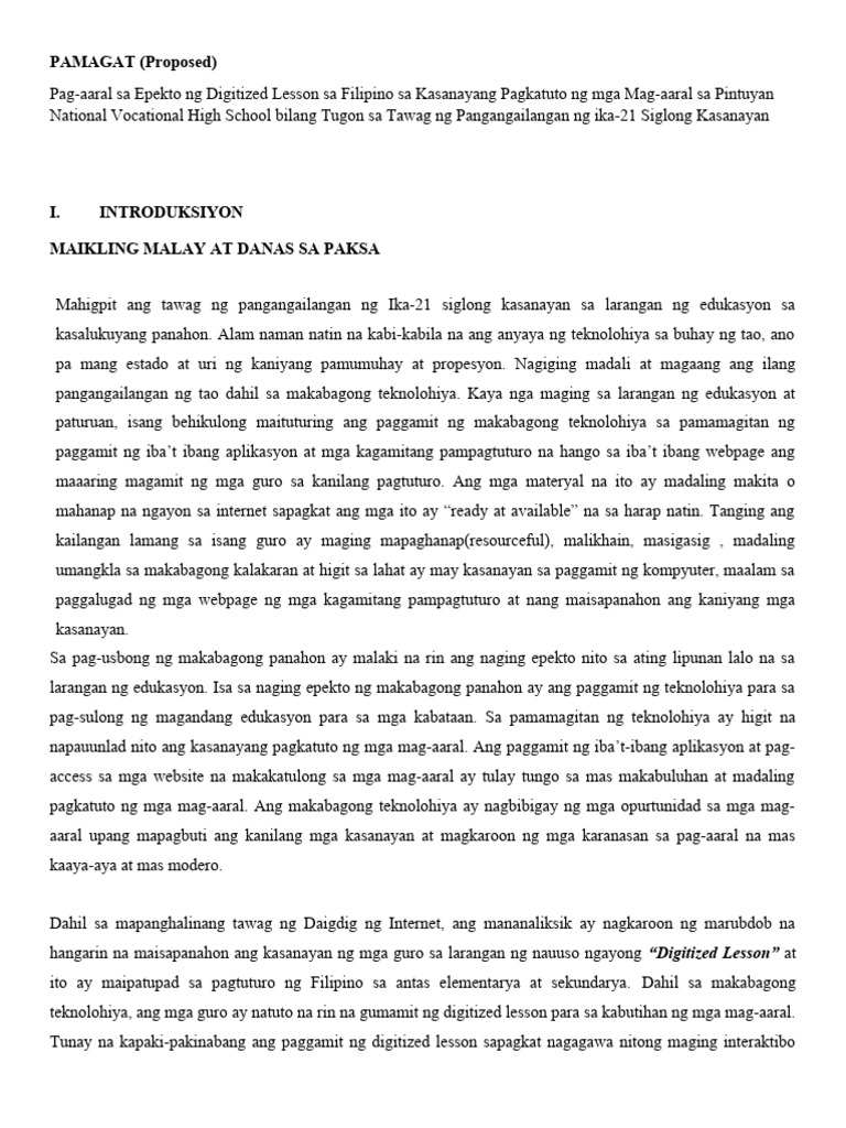 Filipino Majors Group | PDF