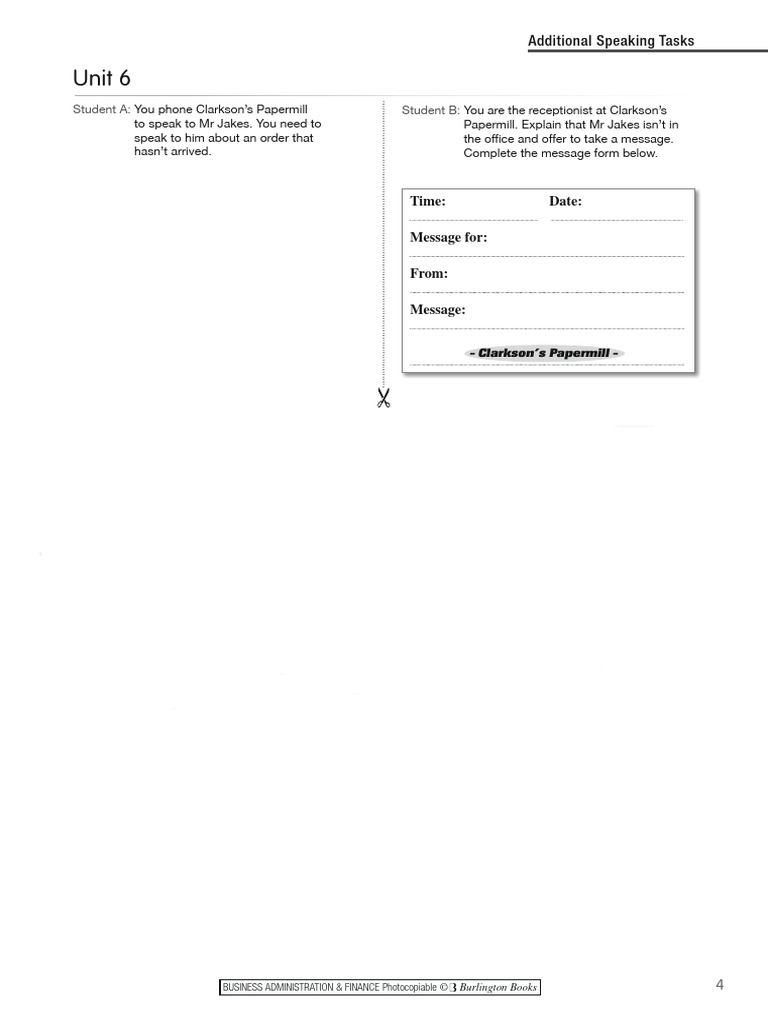Speaking Task Pdf