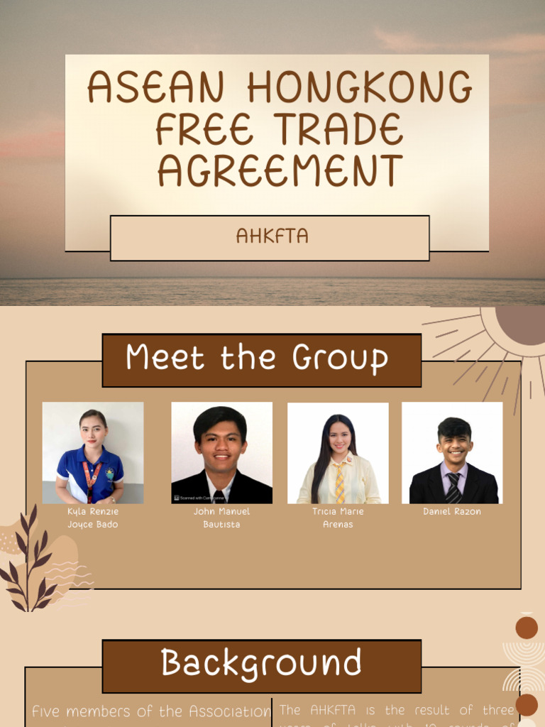 Asean Hongkong Fta | PDF | Tariff | Economies