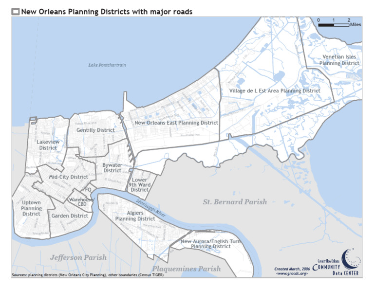 NOLA Planning Districts | PDF