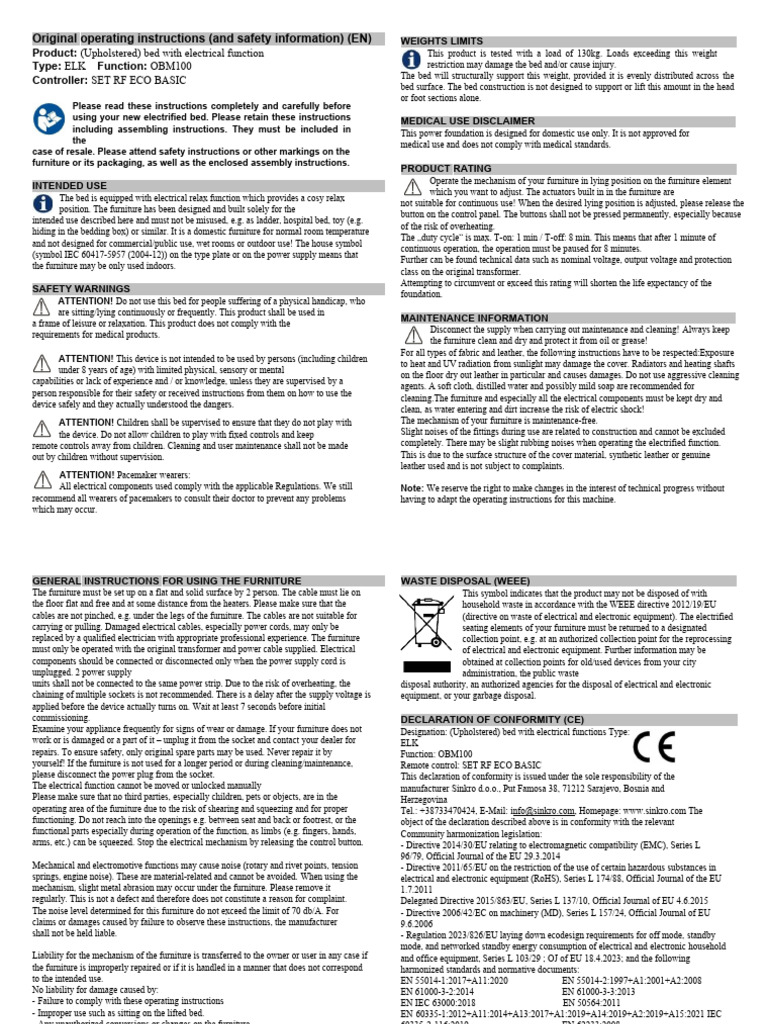 Original Operating Instructions (And Safety Information) (EN) | Download Free PDF | Ac Power ...