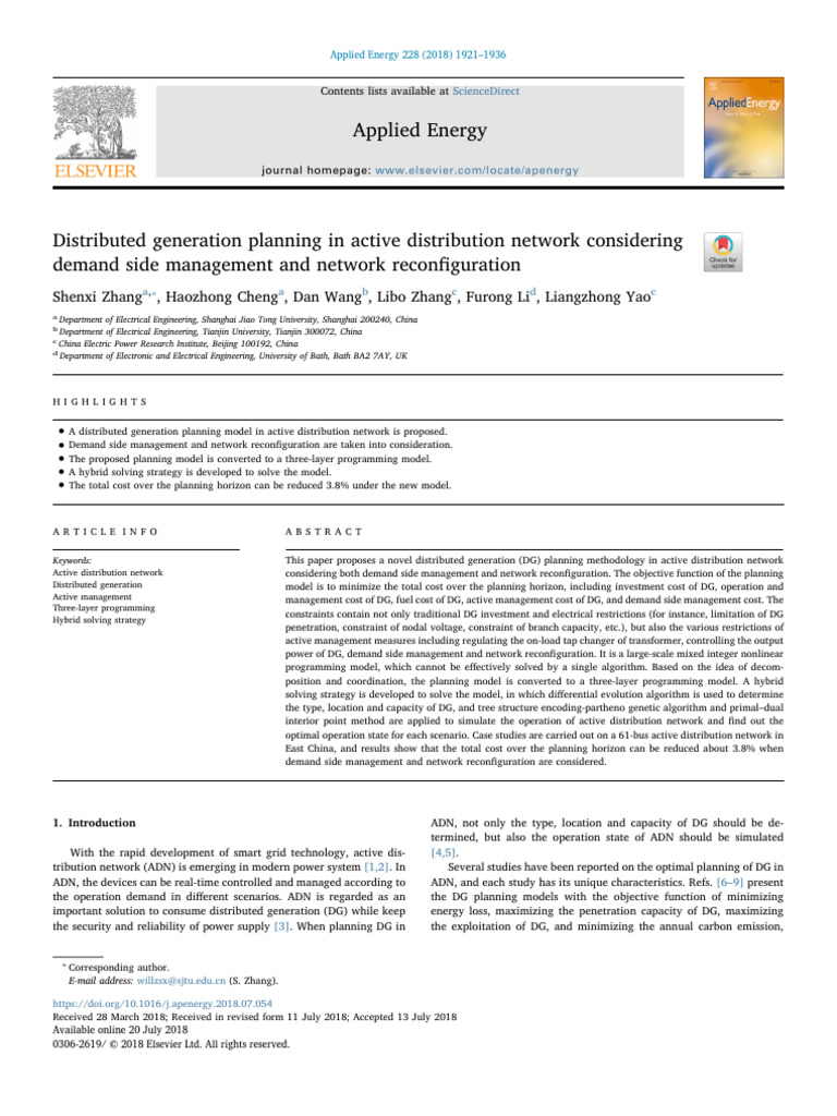 Dsm 2 Pdf Mathematical Optimization Electric Power Distribution