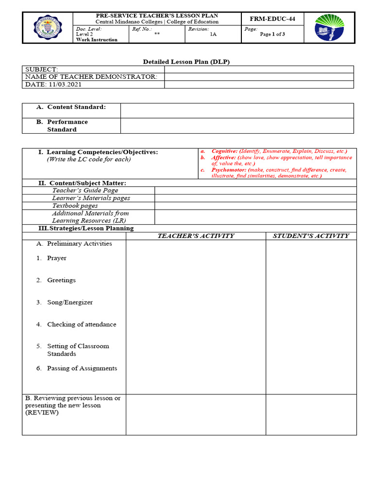 Detailed-Lesson-Plan-UPDATED | PDF