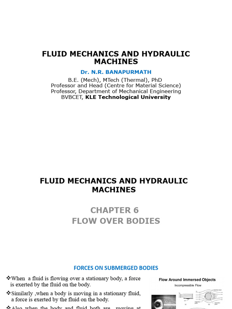 Chapter 6 Flow Over Bodies | PDF