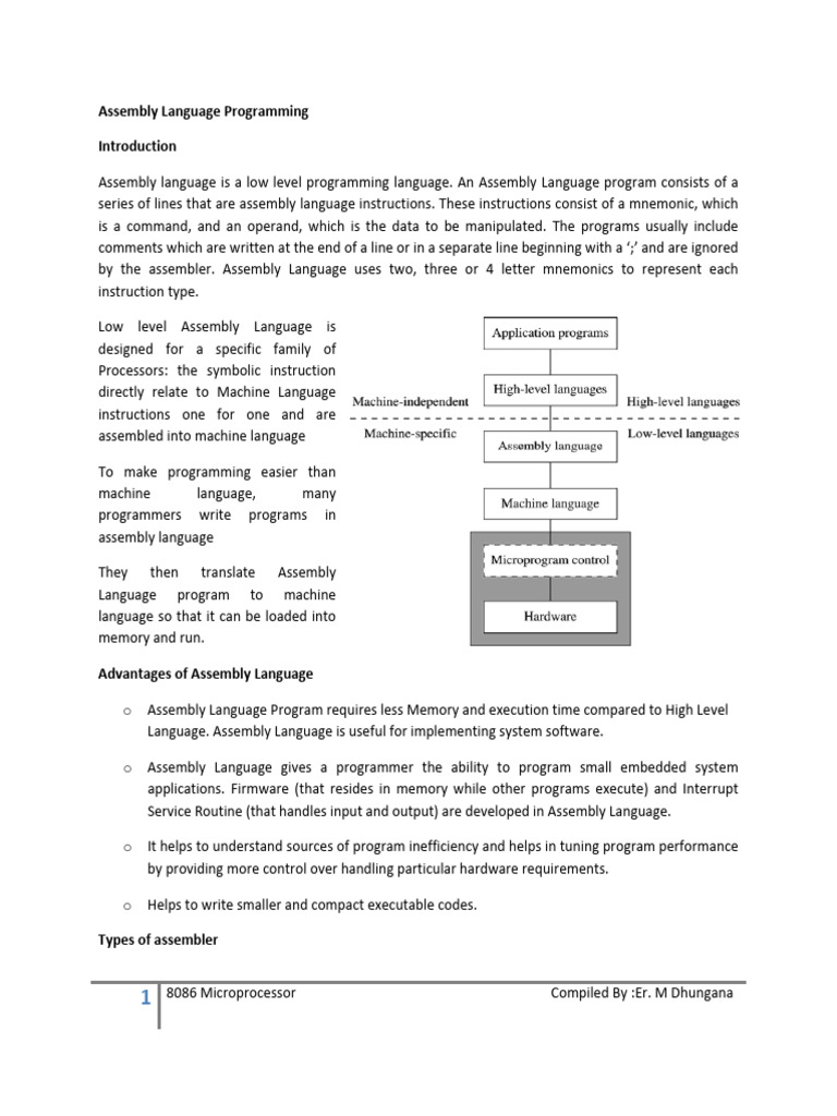 Chapter 2 | PDF | Assembly Language | Computer Program