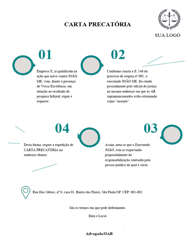 Carta Precatória - Box Visual Law 360 | PDF