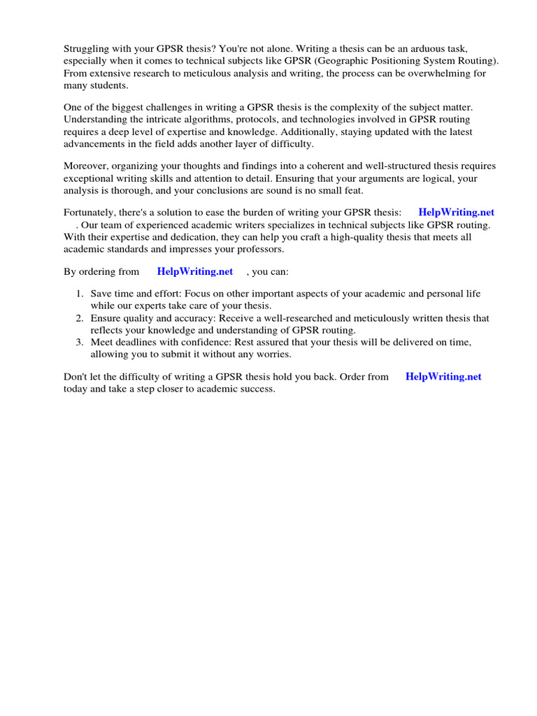 GPSR Thesis | PDF | Global Positioning System | Computer Network