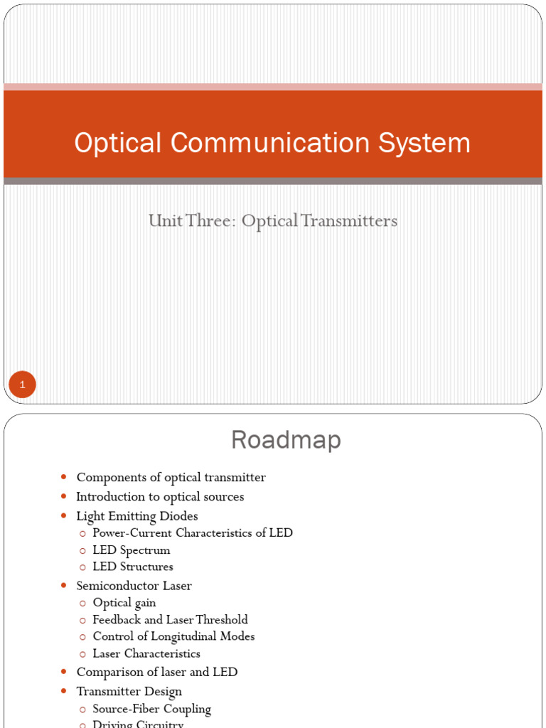 Chapter 3 - Optical Transmitters | PDF | Computers | Technology ...