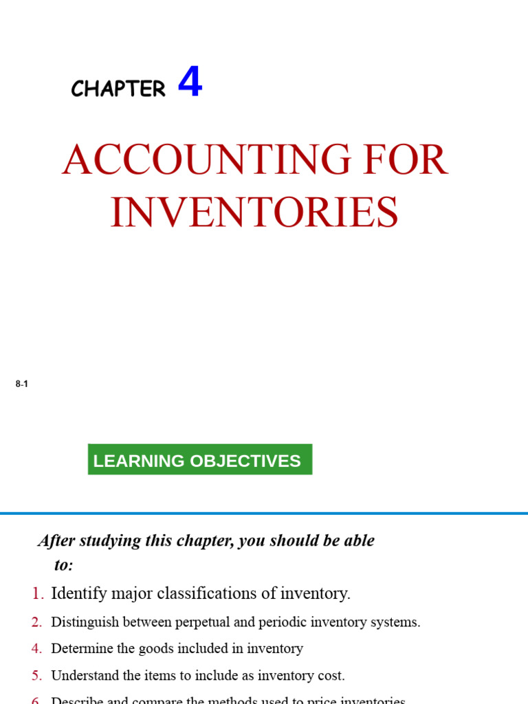 Accounting For Inventories | PDF