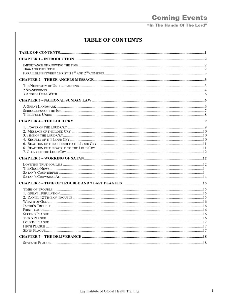 Understanding God's Timely Messages | PDF