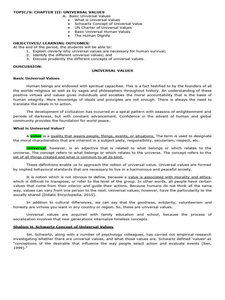 Ethics Handout WK 78 | PDF