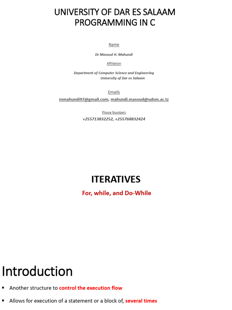 Lecture 2 - Iterative Control | PDF