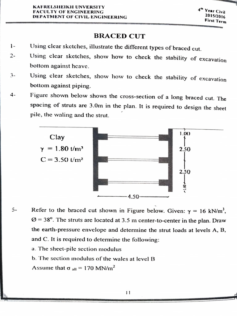 Civil Engineering Excavation Guide | PDF | Deep Foundation | Building ...