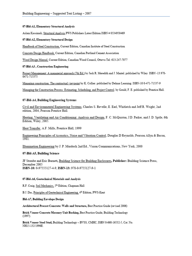 Building Textbook | PDF