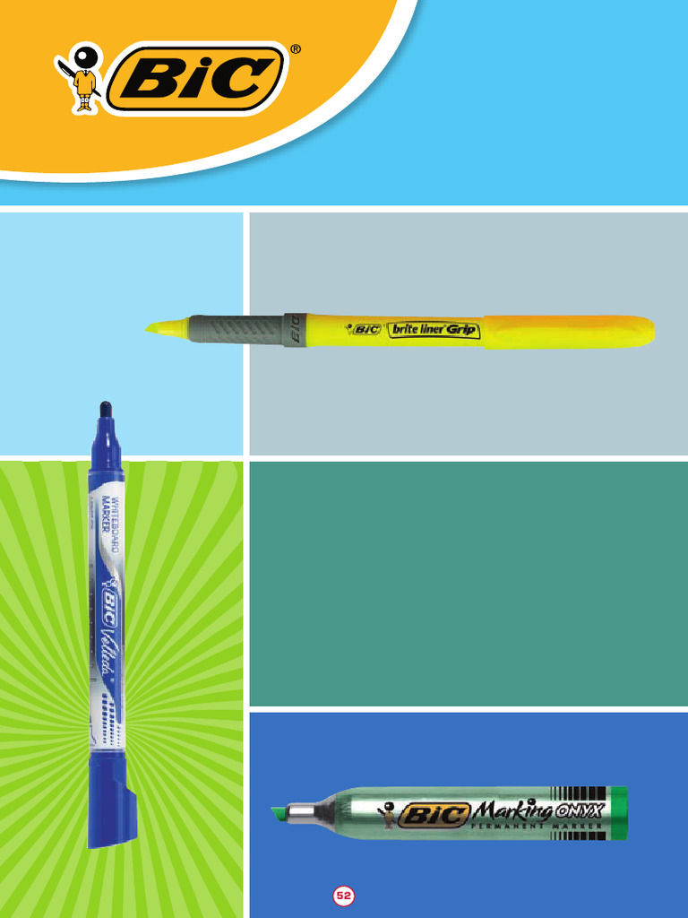 Bic Catalogue - Marking - 2014 | PDF | Materials | Stationery