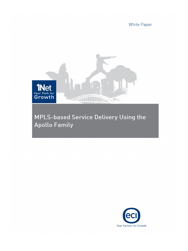 MPLS Based Service Delivery Using The Apollo Family | PDF | Networking | Multiprotocol Label ...