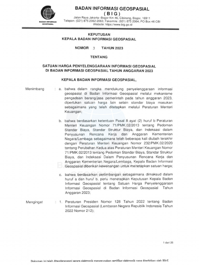 Kep KaBIG 3 2023 SBIG 2023 | PDF