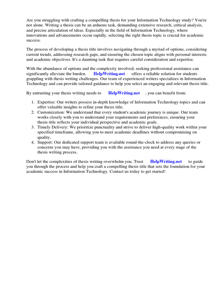 Thesis Titles For Information Technology 2016 | PDF | Android (Operating System) | Thesis
