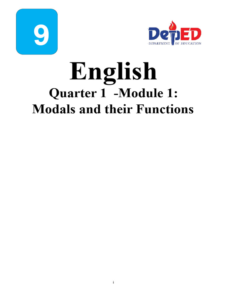 English-9 - SLM - Q1 - W1 - M1 - V1.0-CC-released | PDF