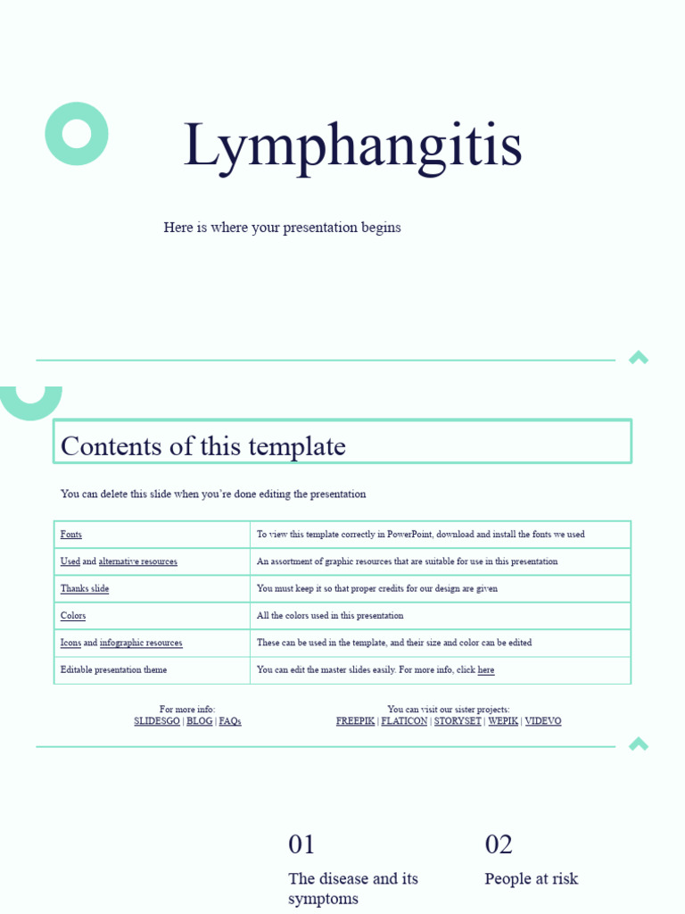 Lymphangitis by Slidesgo | PDF