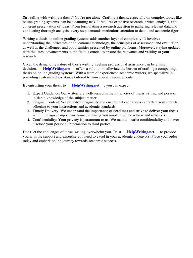 Sample Thesis of Online Grading System | PDF | Computing