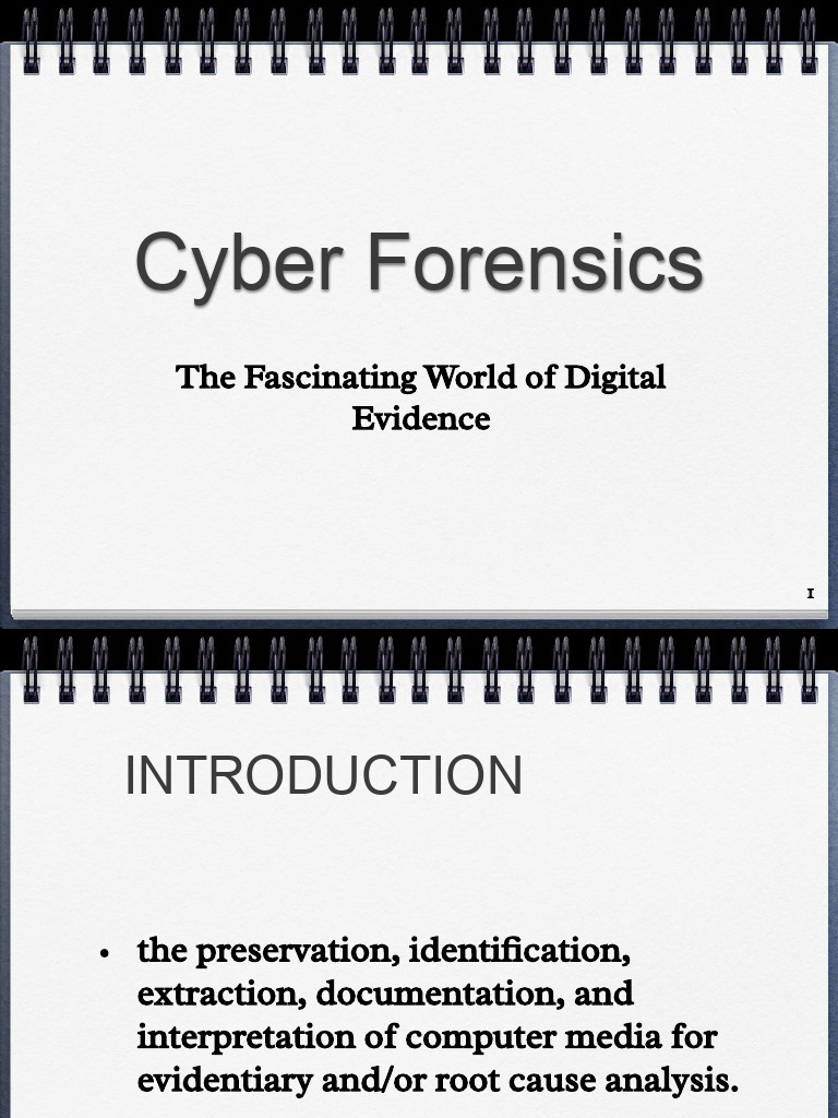 Introduction to Cyber Forensics | PDF | Computer Forensics | Digital ...