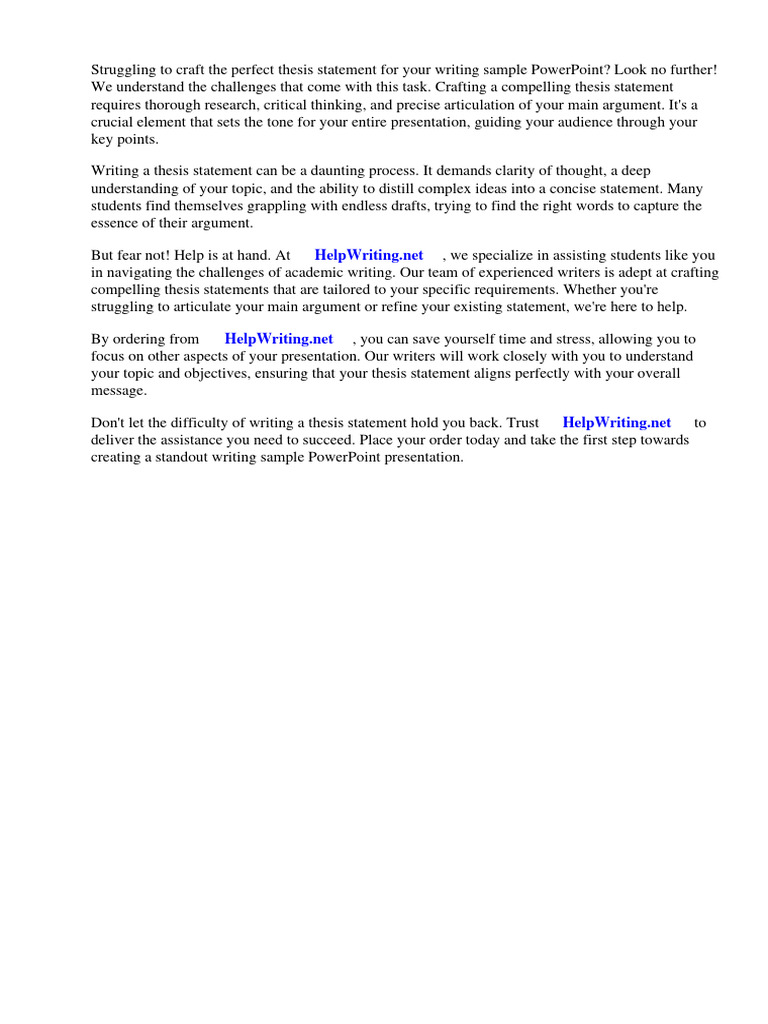 Crafting Effective Thesis Statements | PDF | Essays | Thesis